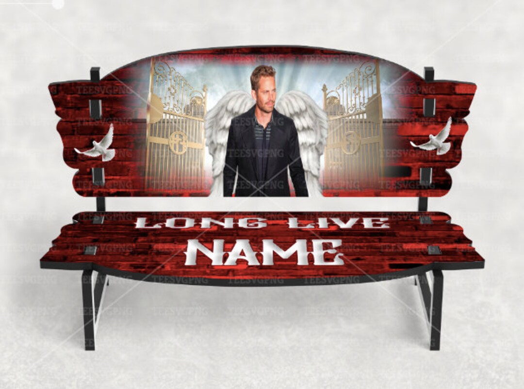 Memorial Bench Template for Sublimation - Etsy