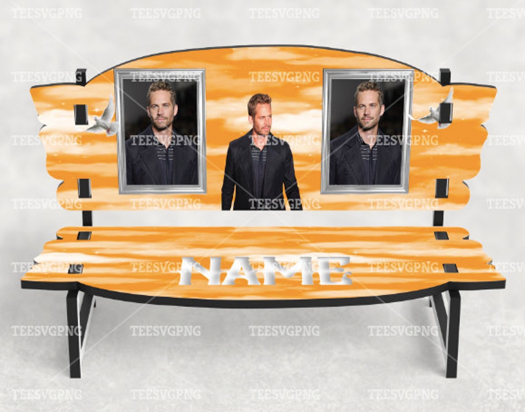 Memorial Bench Template for Sublimation; Sublimation Template, PNG ...