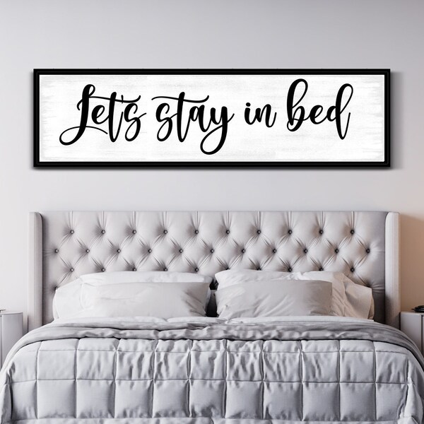 Let's Stay in Bed - Etsy
