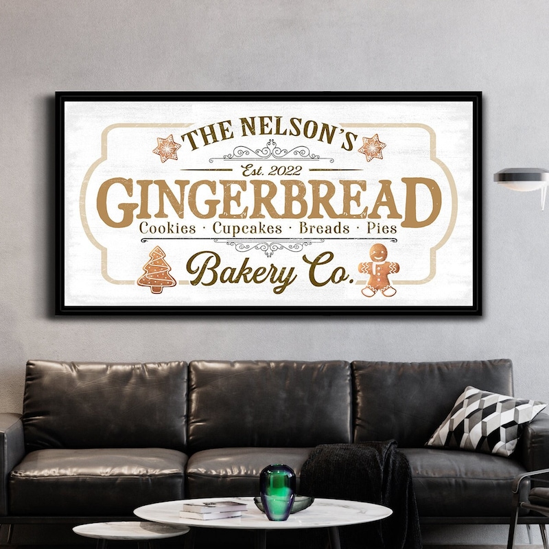 Gingerbread Sign - Etsy