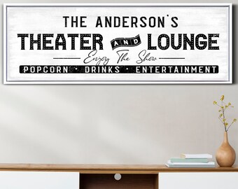 Custom Theater and Lounge Sign - Etsy