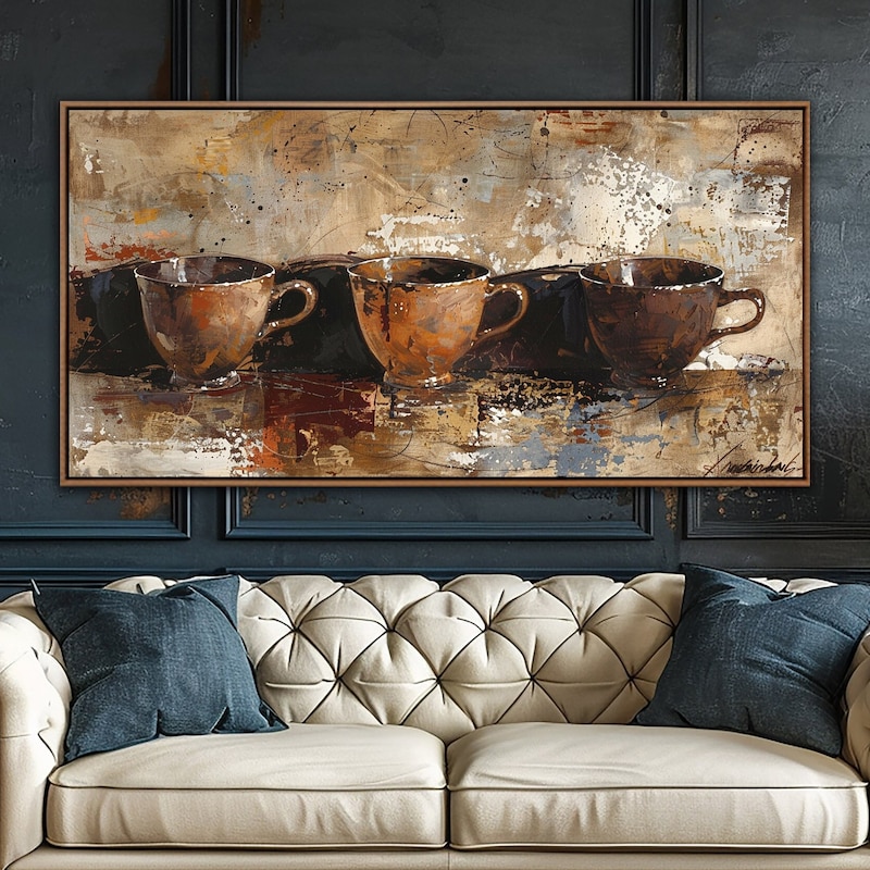 Coffee Canvas Art - Etsy