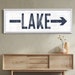 Lake Sign With Arrow, Lake Direction Sign, Lake Sign, Lake House Decor ...