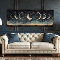 Moon Phases Wall Art - Etsy