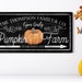 Personalized Pumpkin Farm Sign, Kitchen Halloween Canvas Art, Family ...