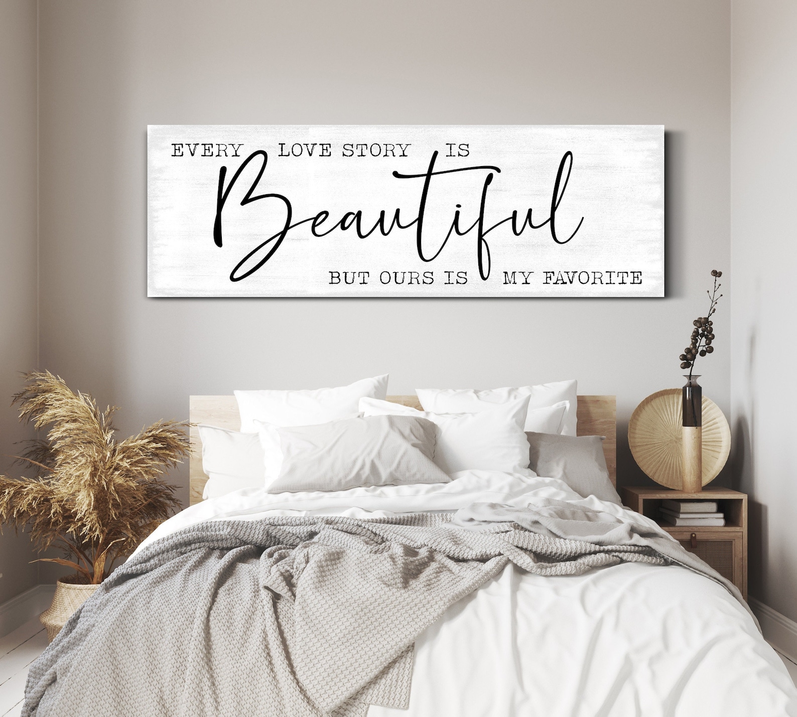 Master Bedroom Sign, Bedroom Decor, Love Quotes, White Background Huge ...