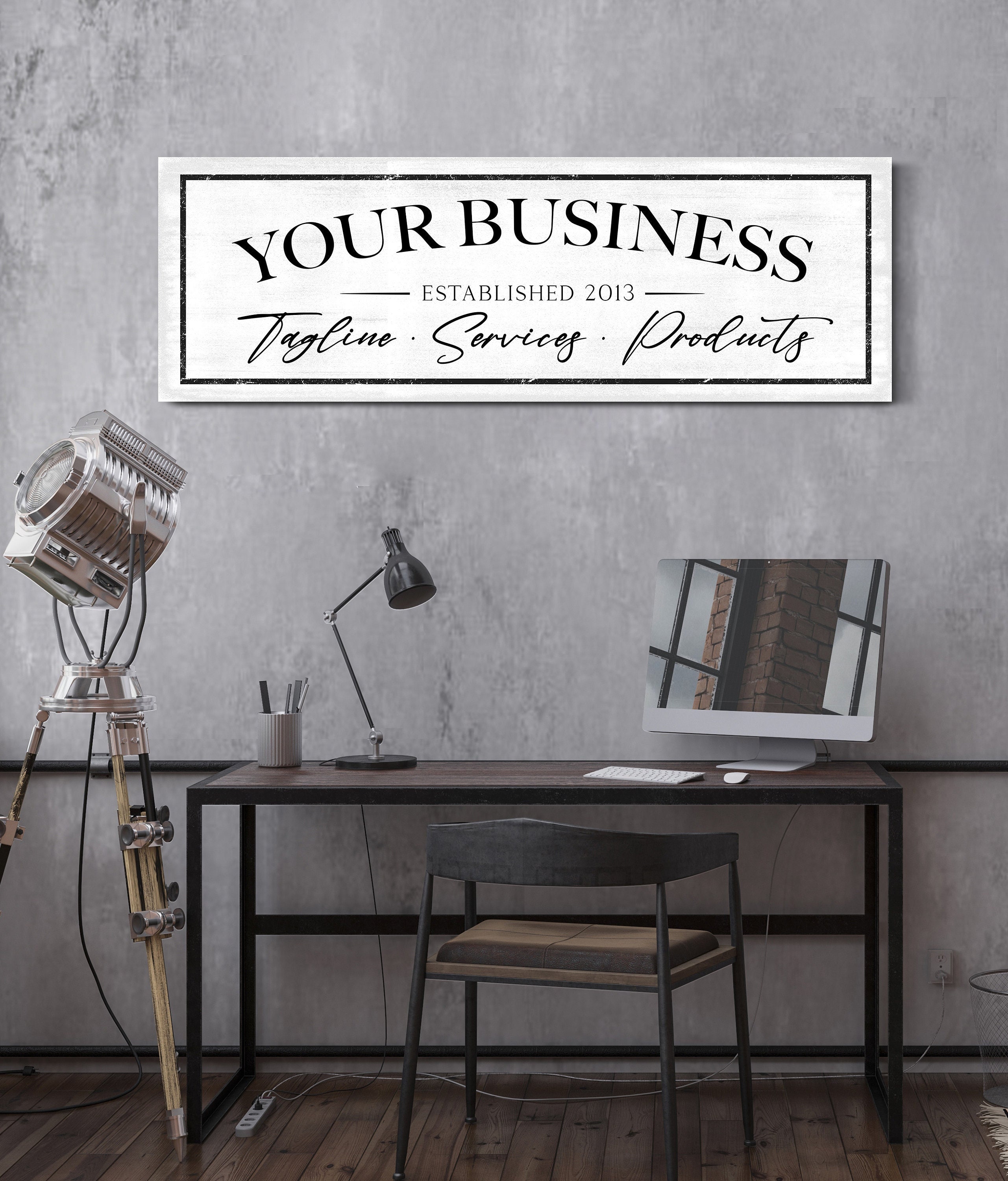 Customized Your Business Sign Custom Company Name Sign - Etsy
