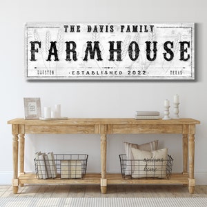 Personalized Farmhouse Sign, Family Farmhouse Sign, Homestead Farm Sign ...