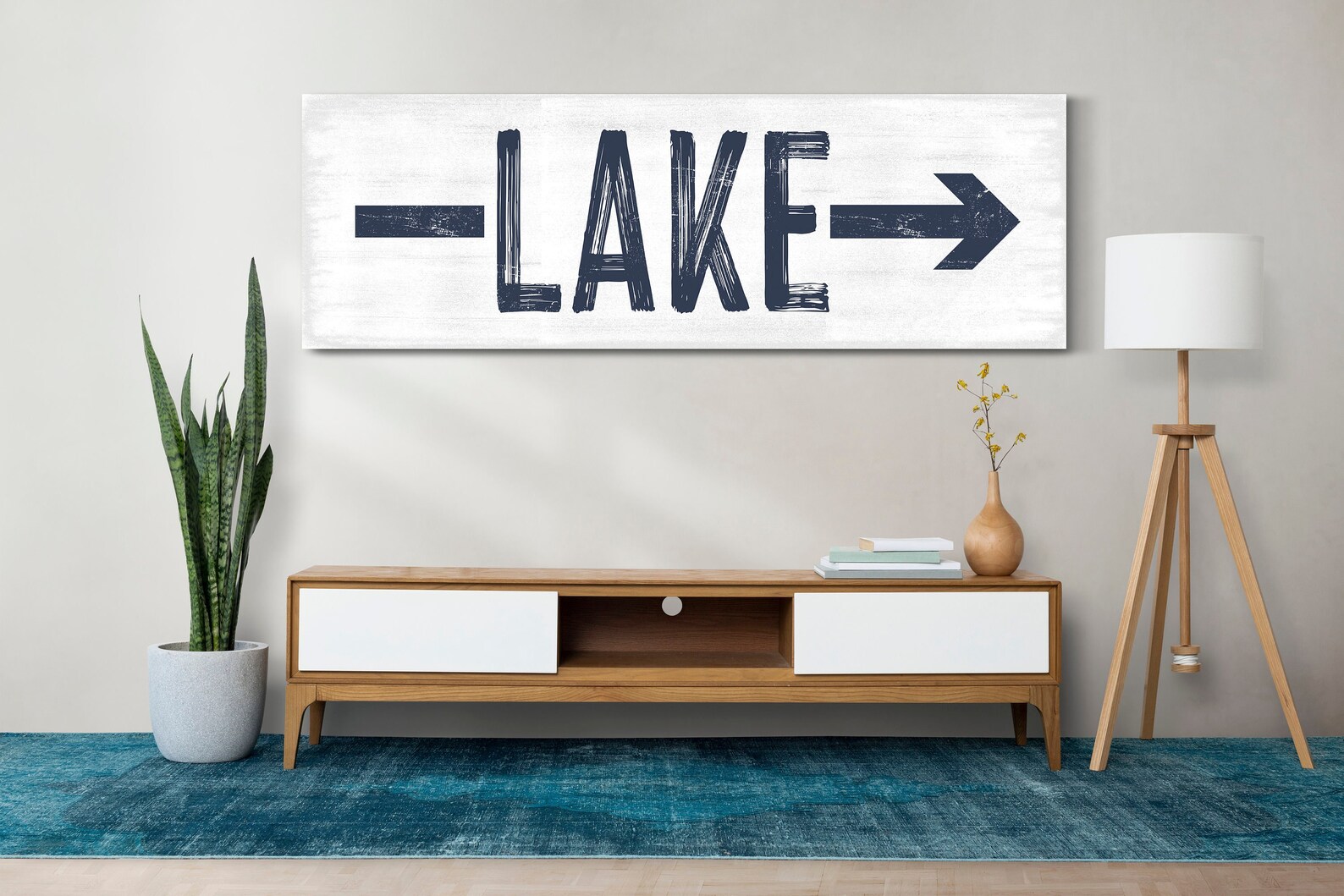 Lake Sign With Arrow Lake Direction Sign Lake Sign Lake - Etsy