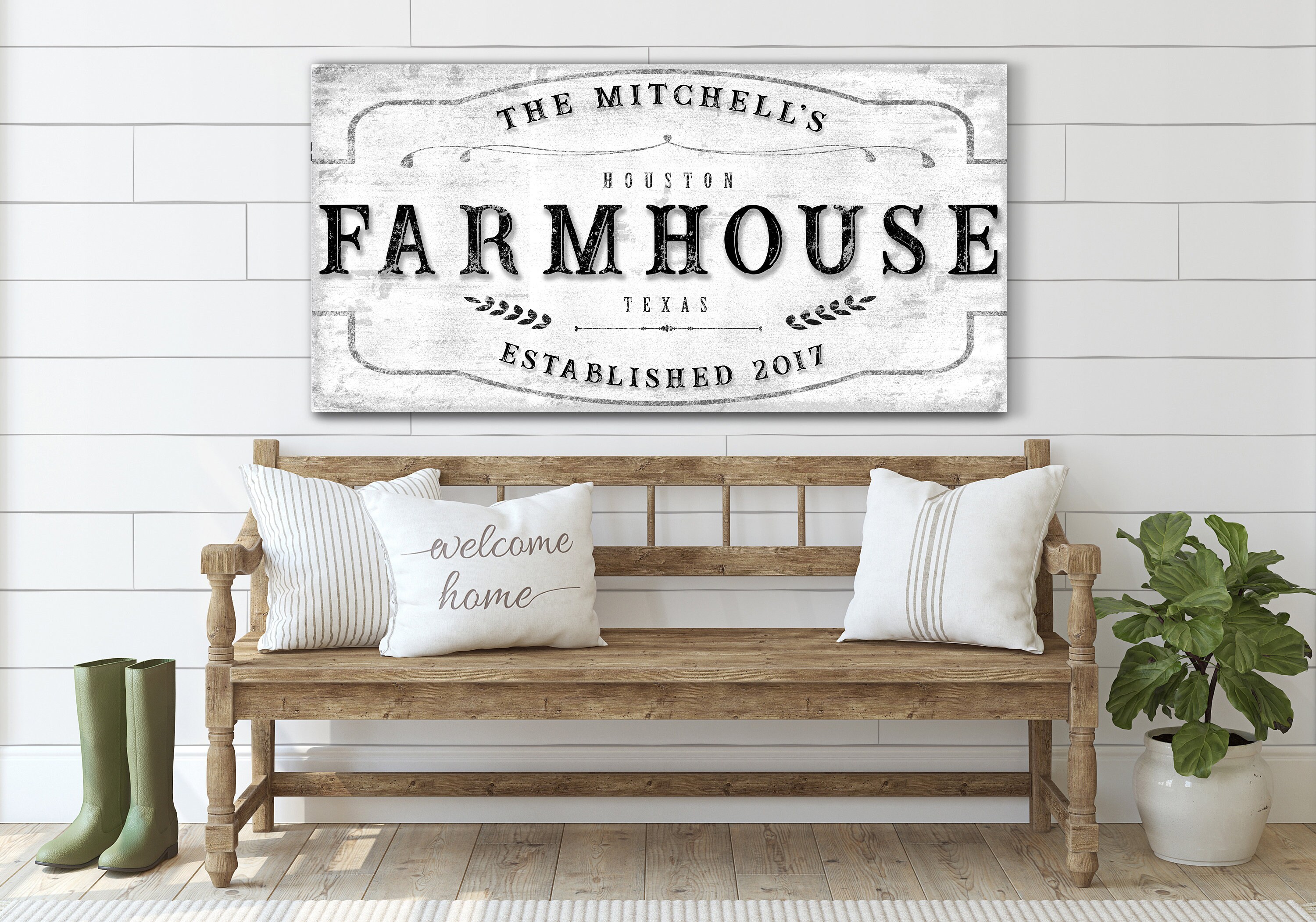 Personalized Family Homestead Sign Vintage Homestead Decor - Etsy