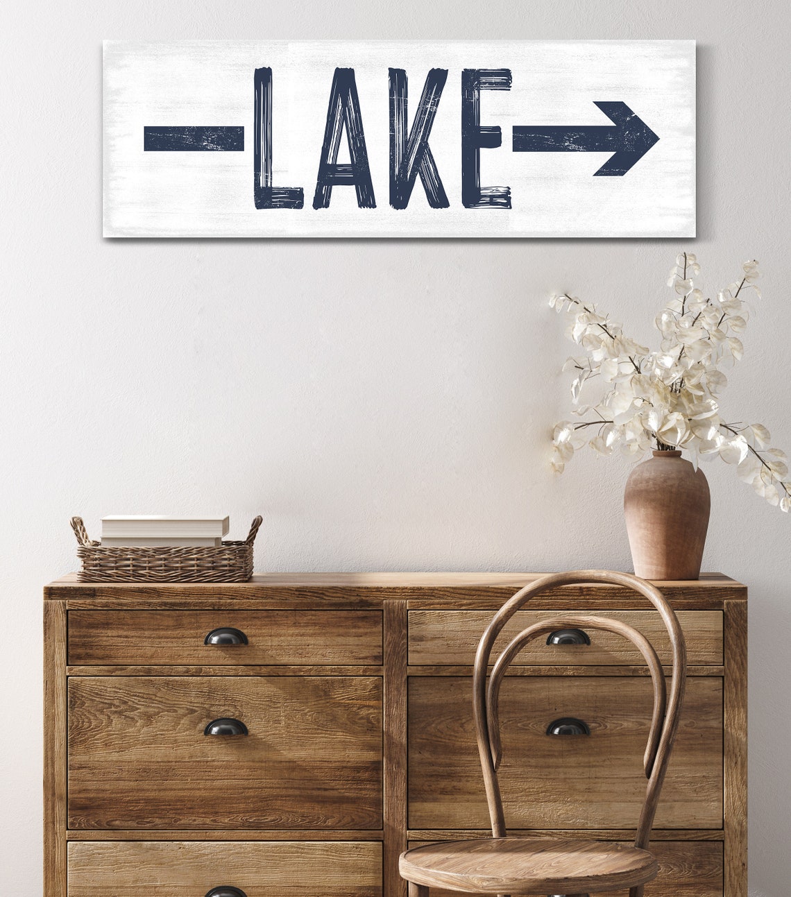 Lake Sign With Arrow Lake Direction Sign Lake Sign Lake - Etsy
