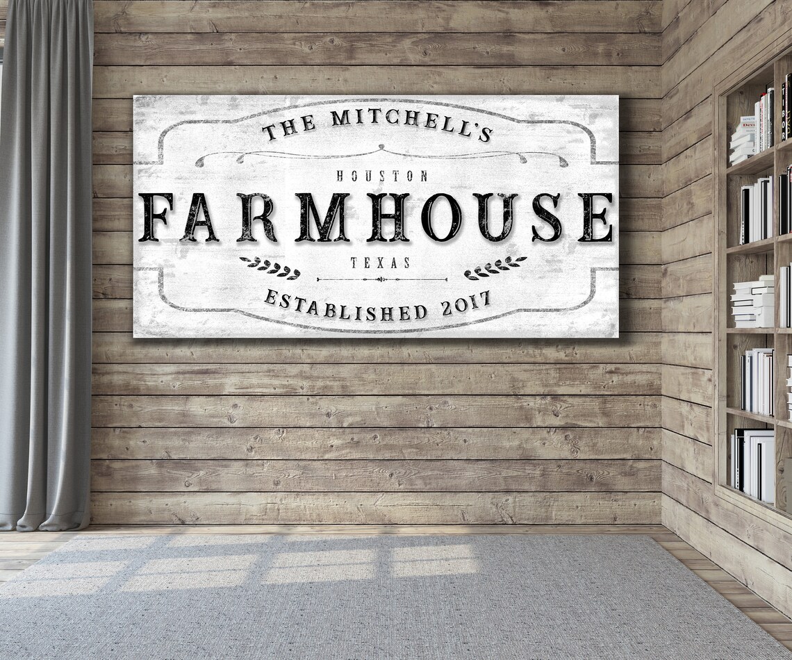 Personalized Family Homestead Sign Vintage Homestead Decor | Etsy