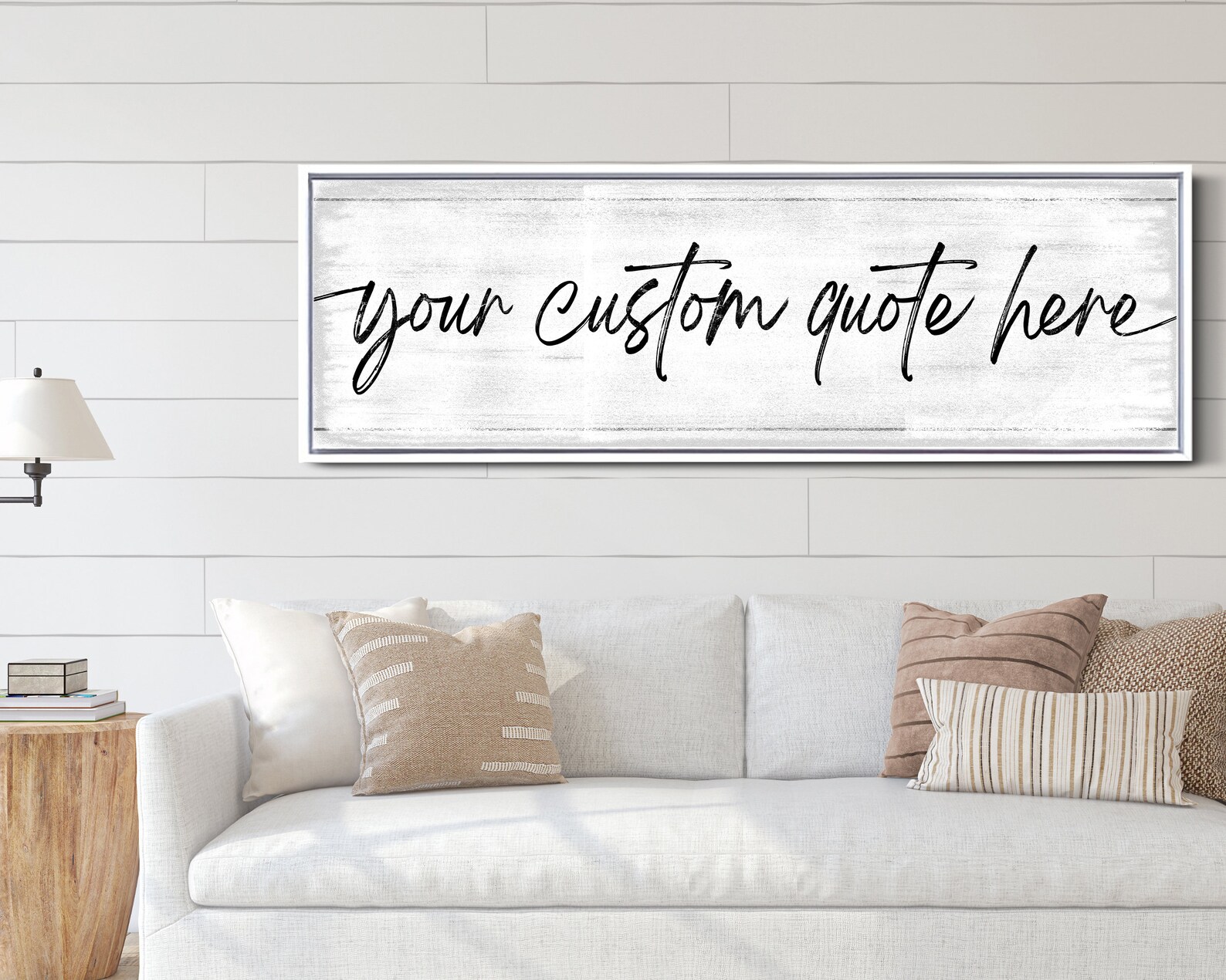 Personalized Quote Text Canvas, Custom Signs With Quotes, Custom Wall ...