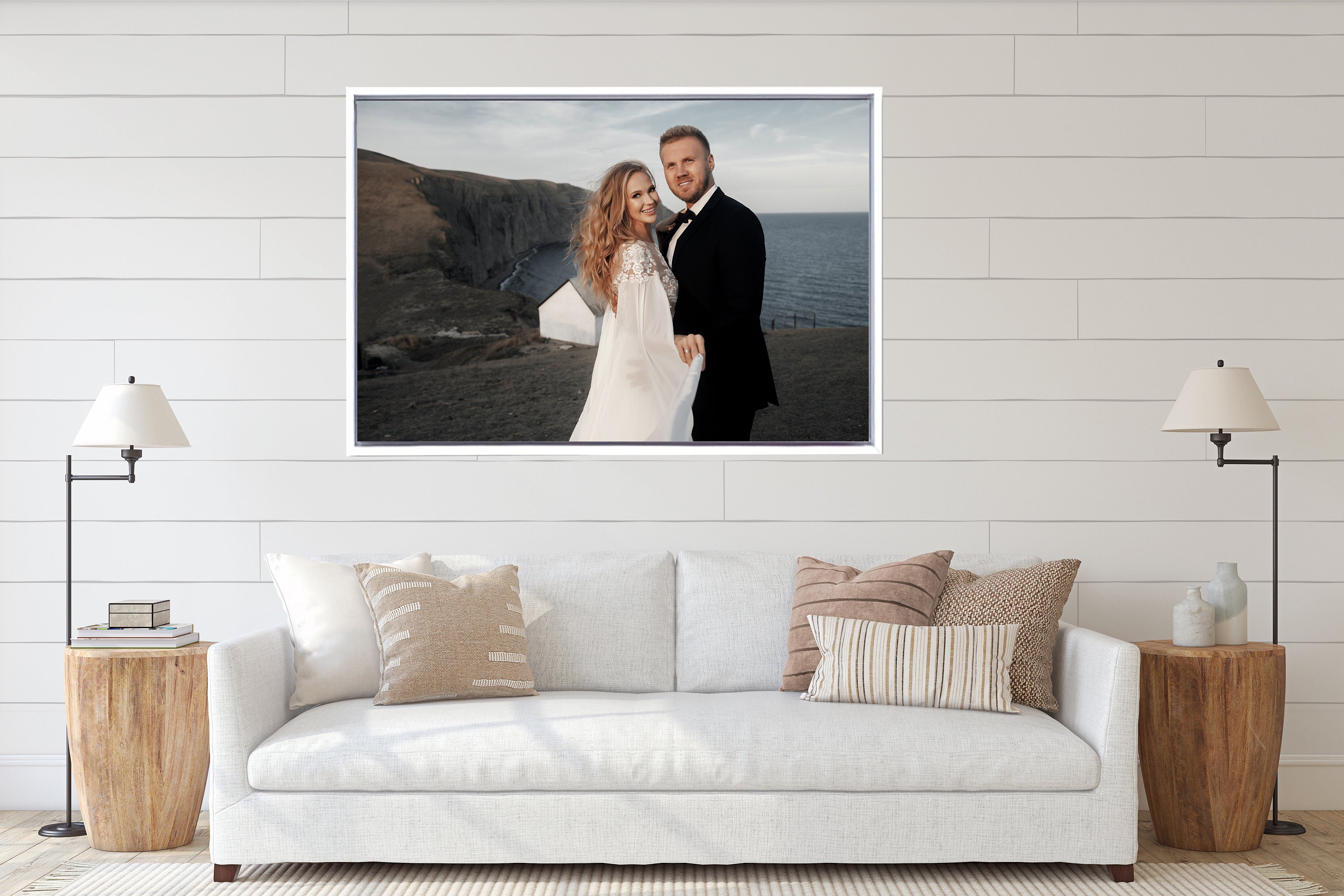 Custom Framed Canvas Print Canvas From Your Photo Wedding - Etsy