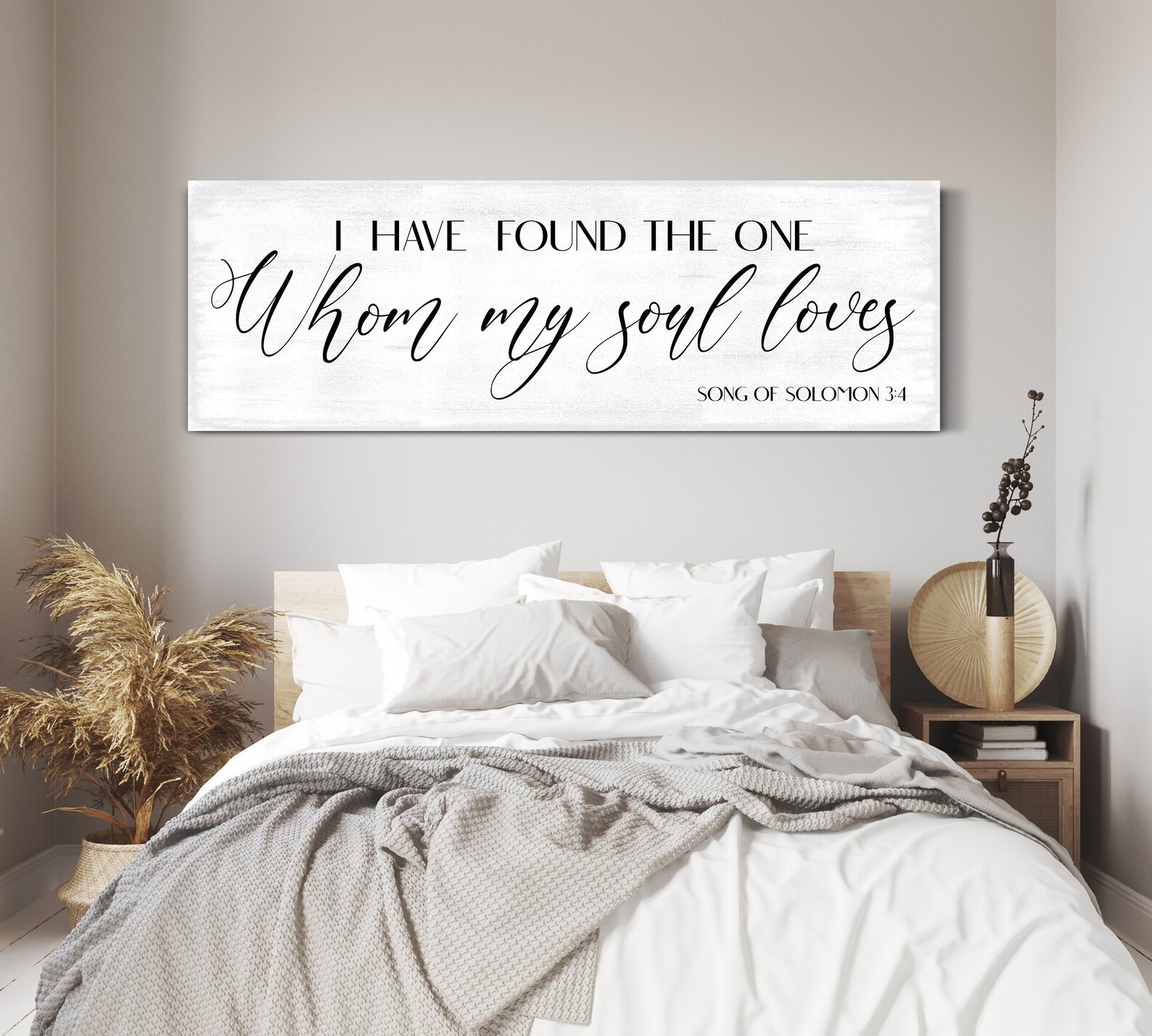 I Have Found the One Sign, Song of Solomon Sign, Bedroom Wall Decor ...