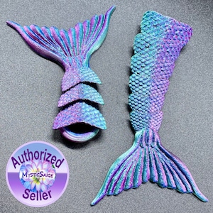 Buy Mermaid Tail 3D Printed Fun & Flexible Articulated Fidget Toy From ...