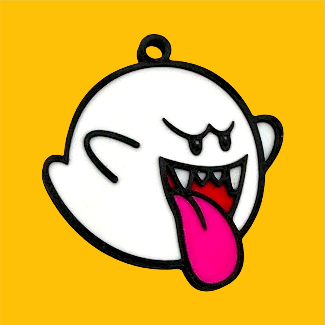 Boo Keychain/ornament ~ Boo From Super Mario Brothers ~ Perfect to Put ...