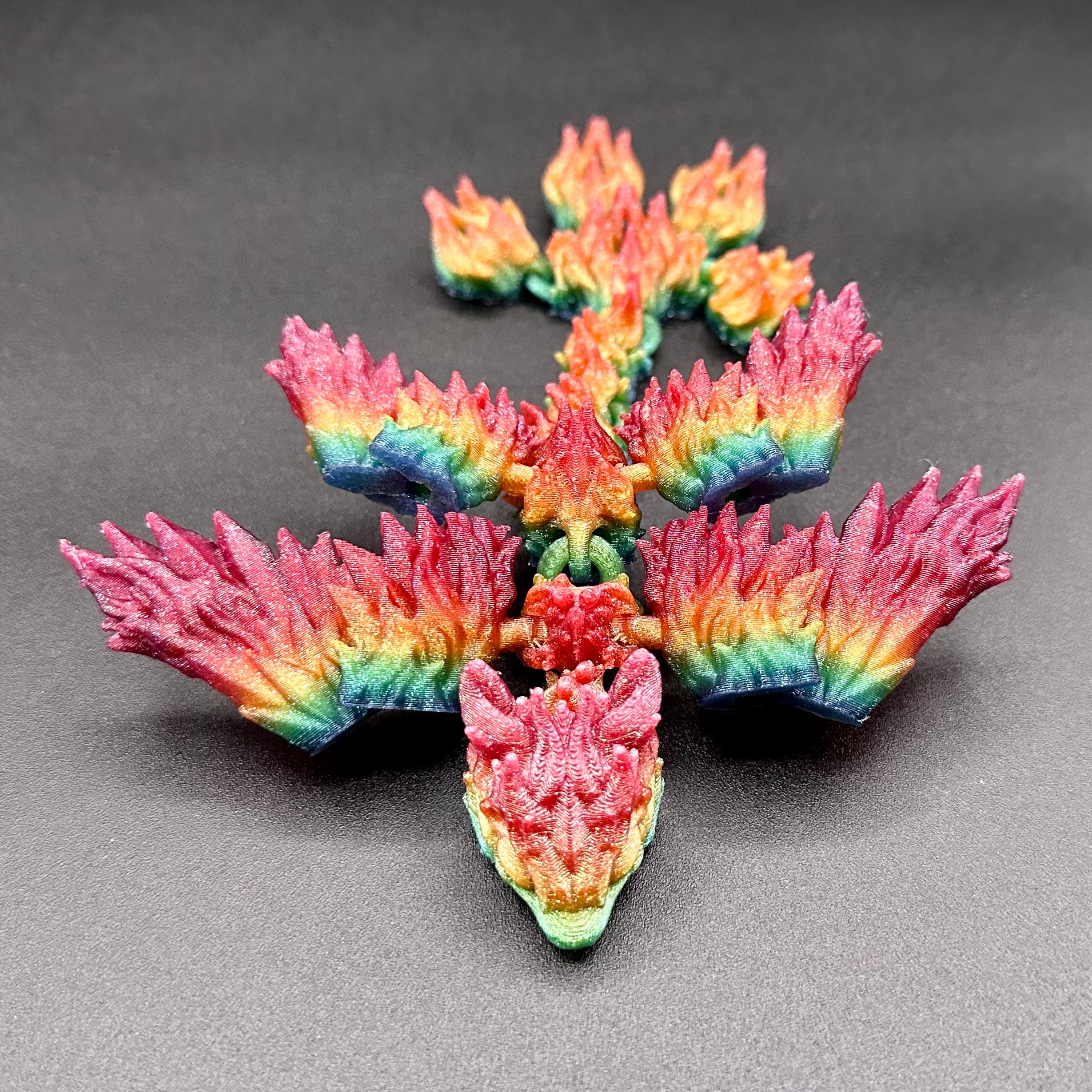 Baby Fire Dragon 3D Printed Fun & Flexible Articulated - Etsy