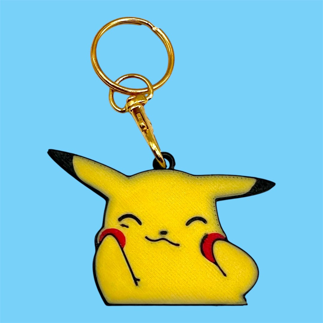 Pikachu Keychain/ornament ~ Pikachu From Pokémon ~ Perfect to Put on ...