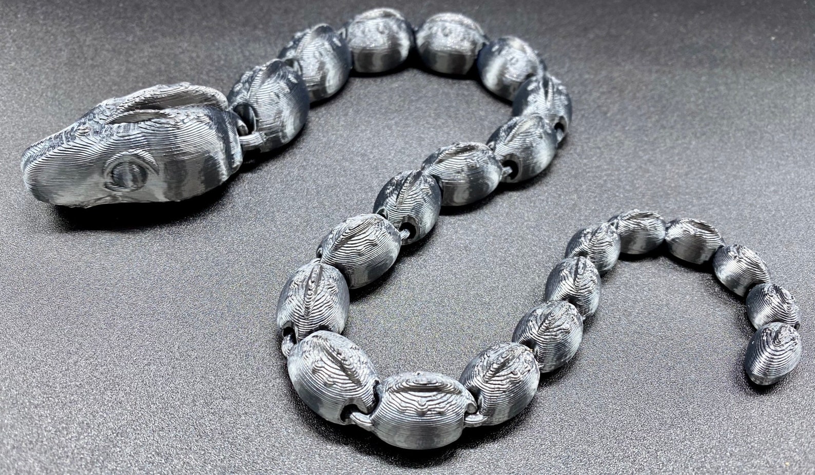 Copperhead Snake 3D Printed Fun & Flexible Articulated - Etsy