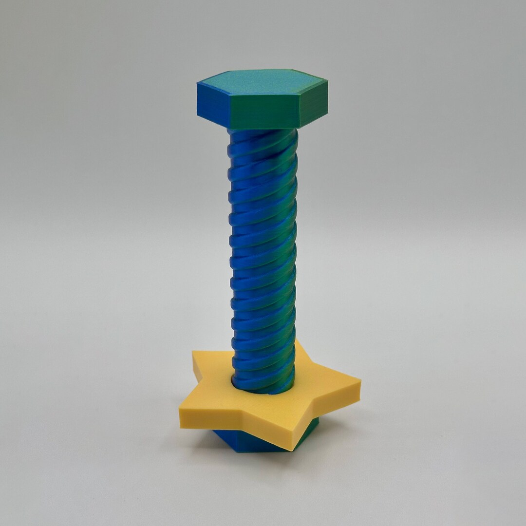 The Spiral Screw Spinner 3D Printed Fun Fidget Toy 3D Model by Me ...