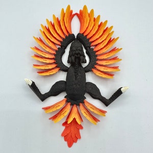 Flexi Phoenix - 3D Printed Fun & Flexible Articulated Fidget Toy From ...