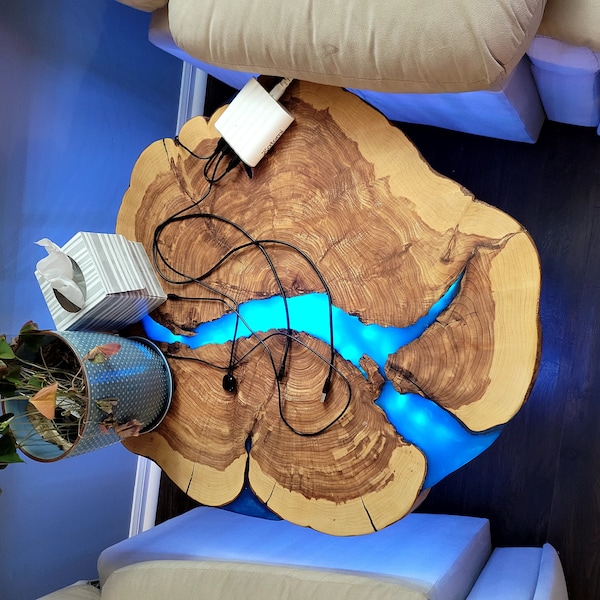 Cedar Epoxy Table - Etsy