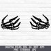 Skeleton Hands Instant Download SVG,PNG, Eps,tiff,dxf,jpg Digital ...