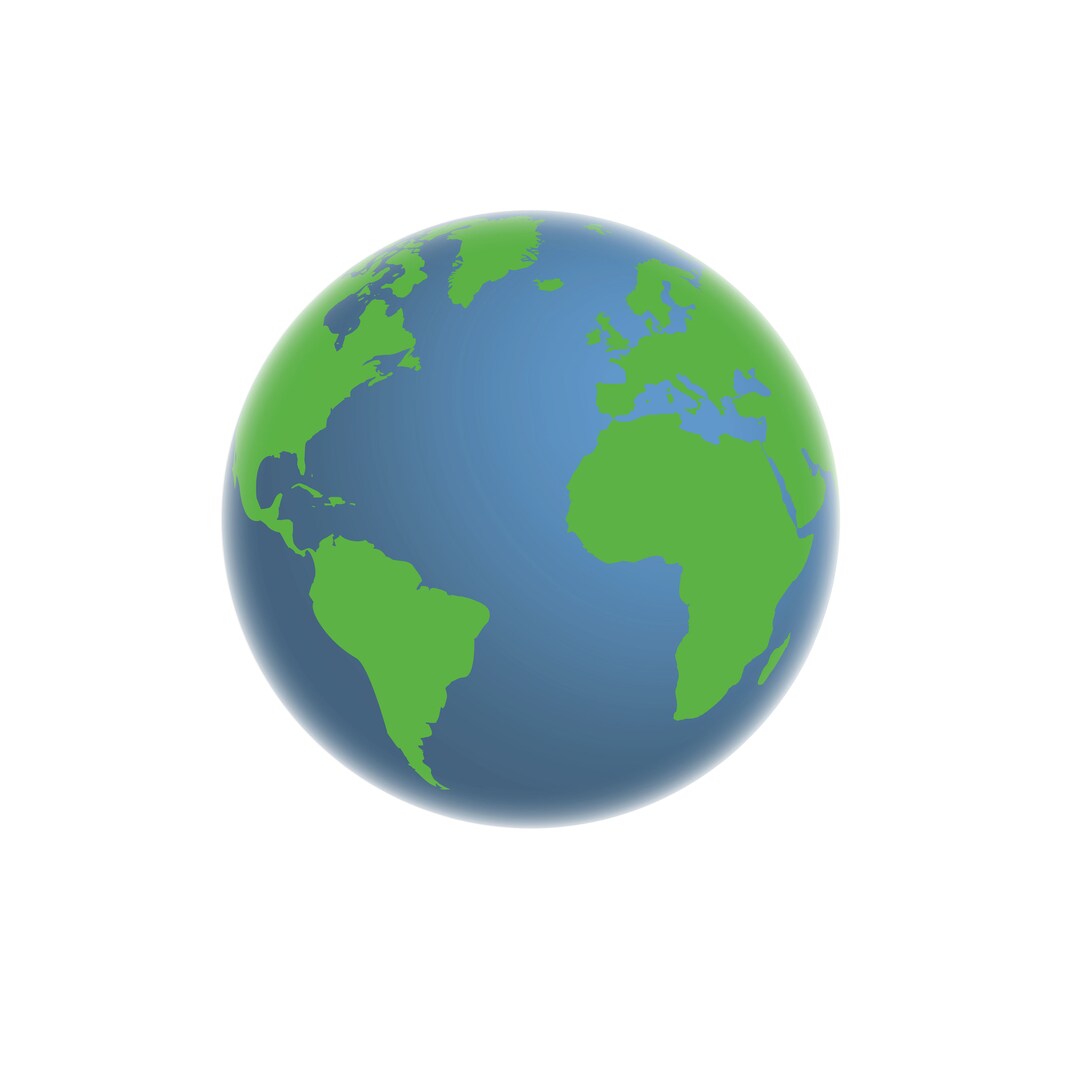 3D Earth Planet Instant Download SVG,PNG, Eps,tiff,dxf,jpg Digital ...
