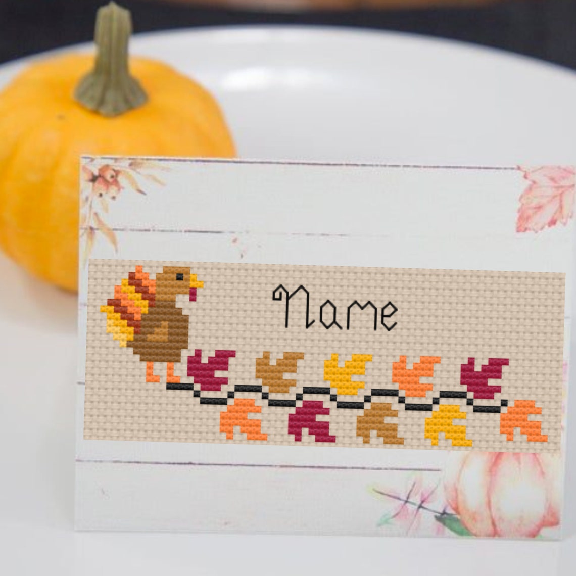 Place Card Cross Stitch Pattern INSTANT DOWNLOAD - Etsy