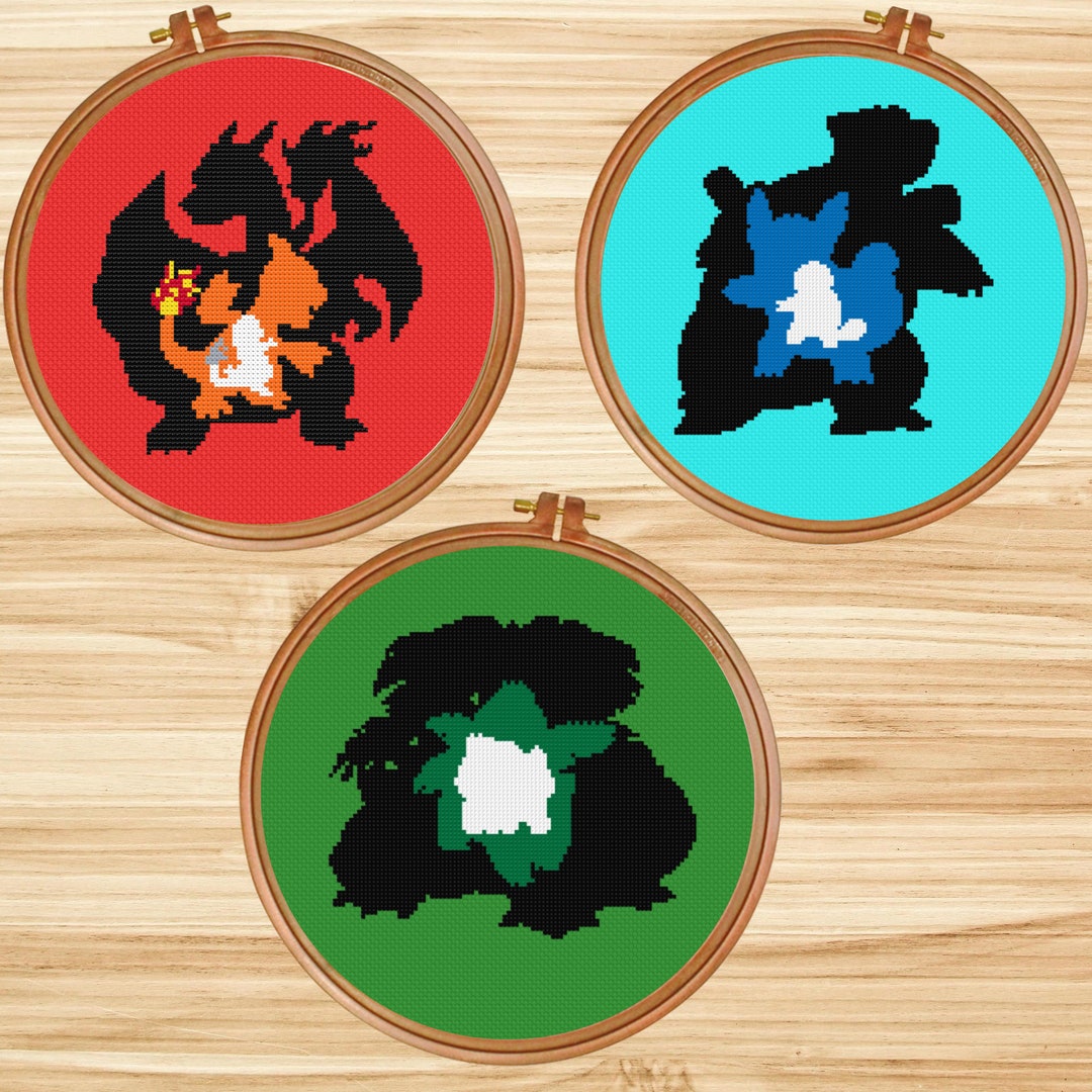 Pokémon Embroidery Cross Stitch Pattern Modern Anime Cross - Etsy