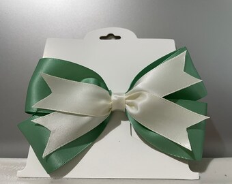 Sage Green Hair Bow | Etsy