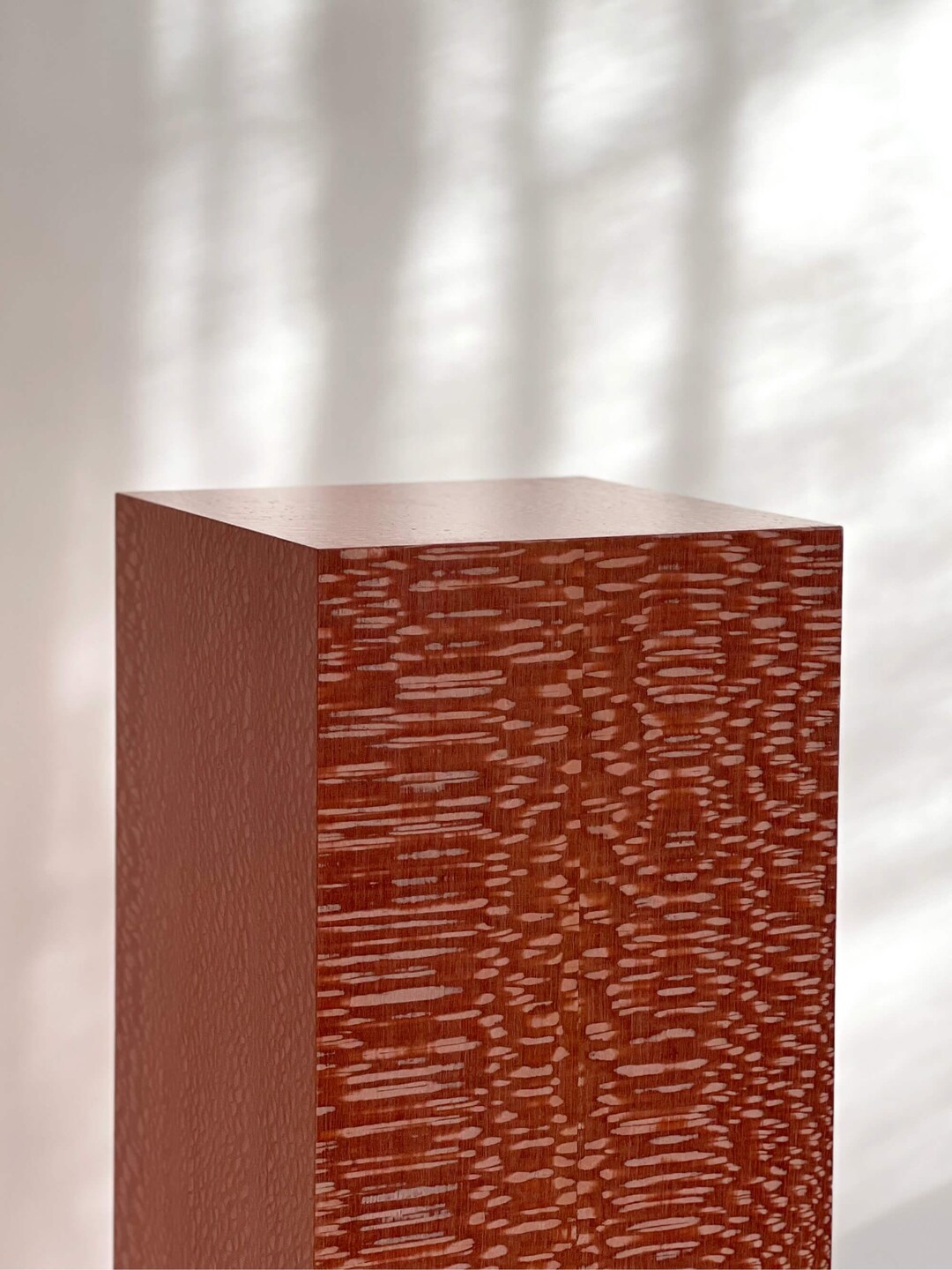 PINK Lacewood PLINTH Coffee Table / Bedside Table 30 X 30 X 55 Cm - Etsy