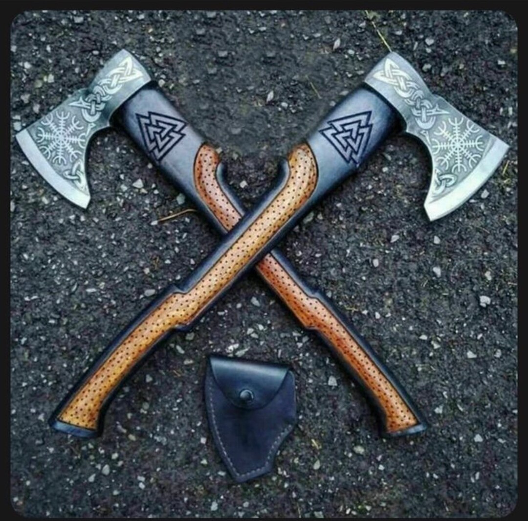 Custom Hand Made Forged High Carbon Steel Ax Super Design Ax Hatchet ...