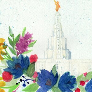 Printable Rexburg Idaho Temple Coloring Page - Etsy