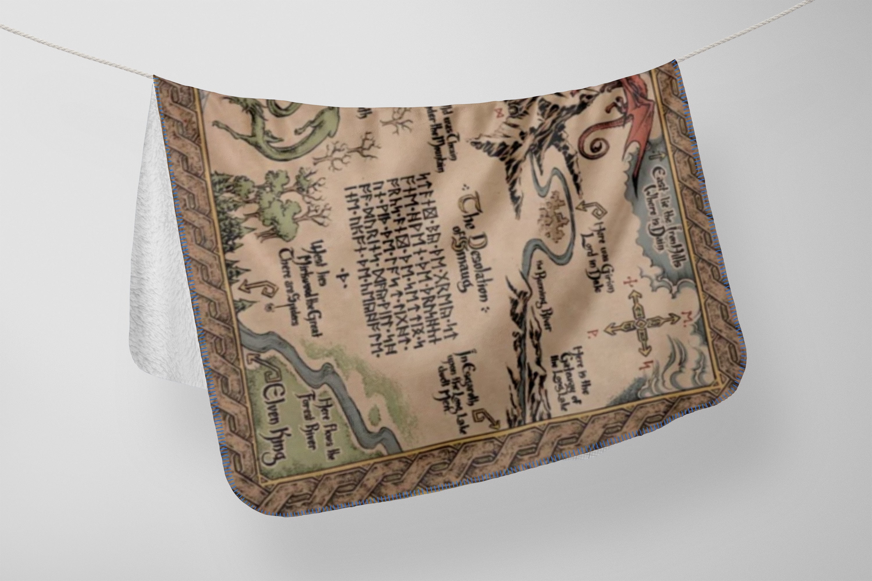 LOTR Thorin's Blanket - Vintage Bilbo Baggins Blanket sold by Tony ...