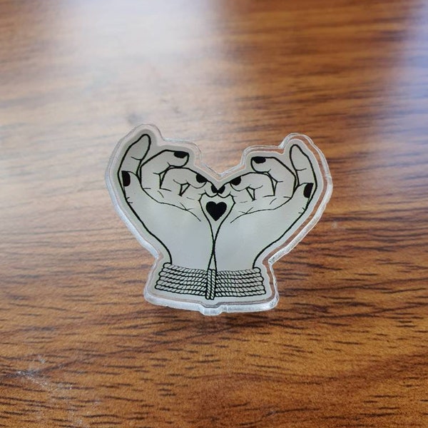 Bondage Fetish Pin Etsy