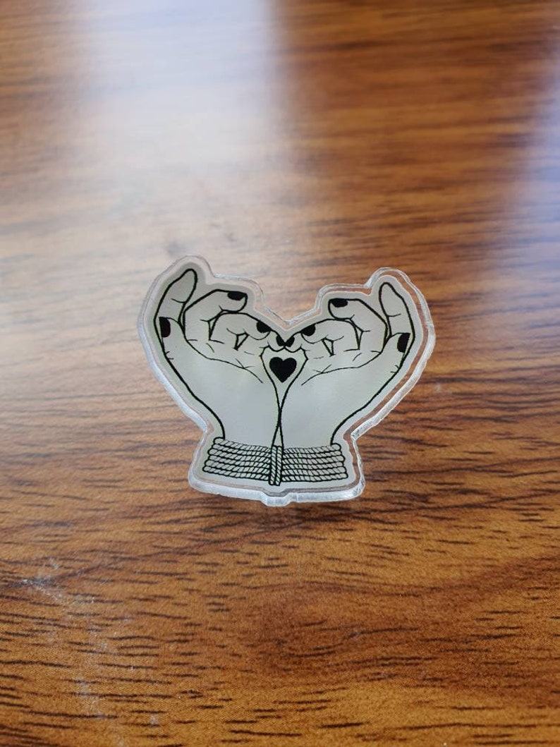 Bound Hands, Shibari Hands Pin, Black White, Shibari Rope, Bondage Pin ...