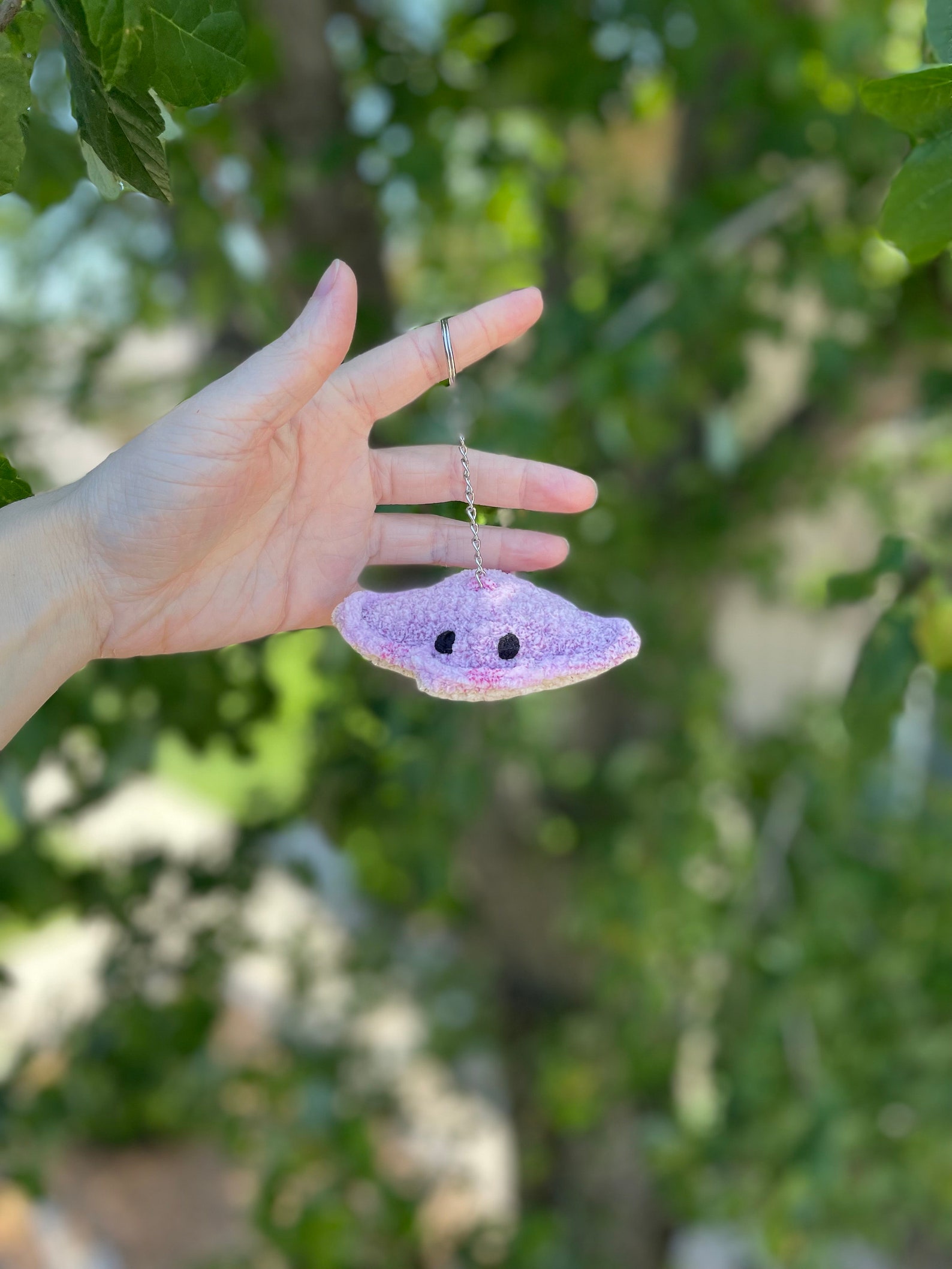 Crochet Ray Keychain - Etsy