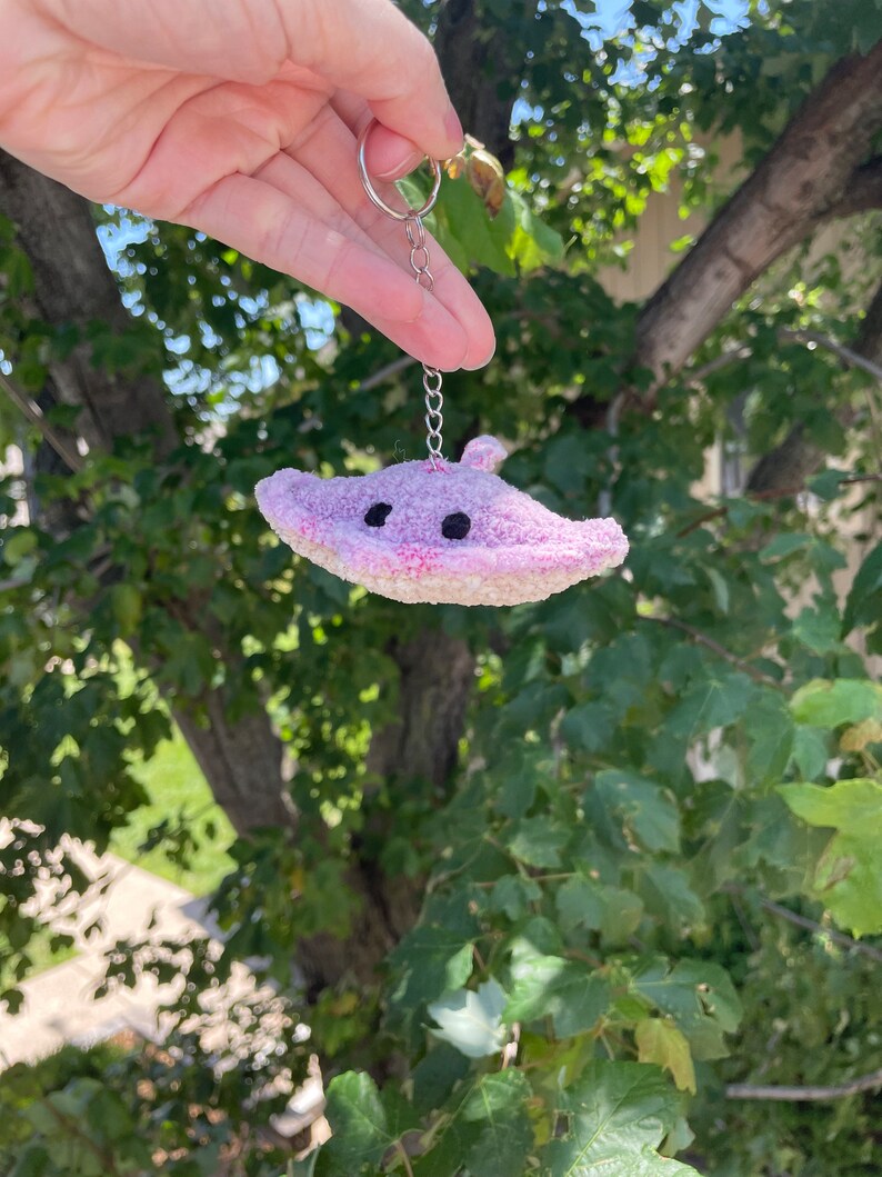 Crochet Ray Keychain - Etsy