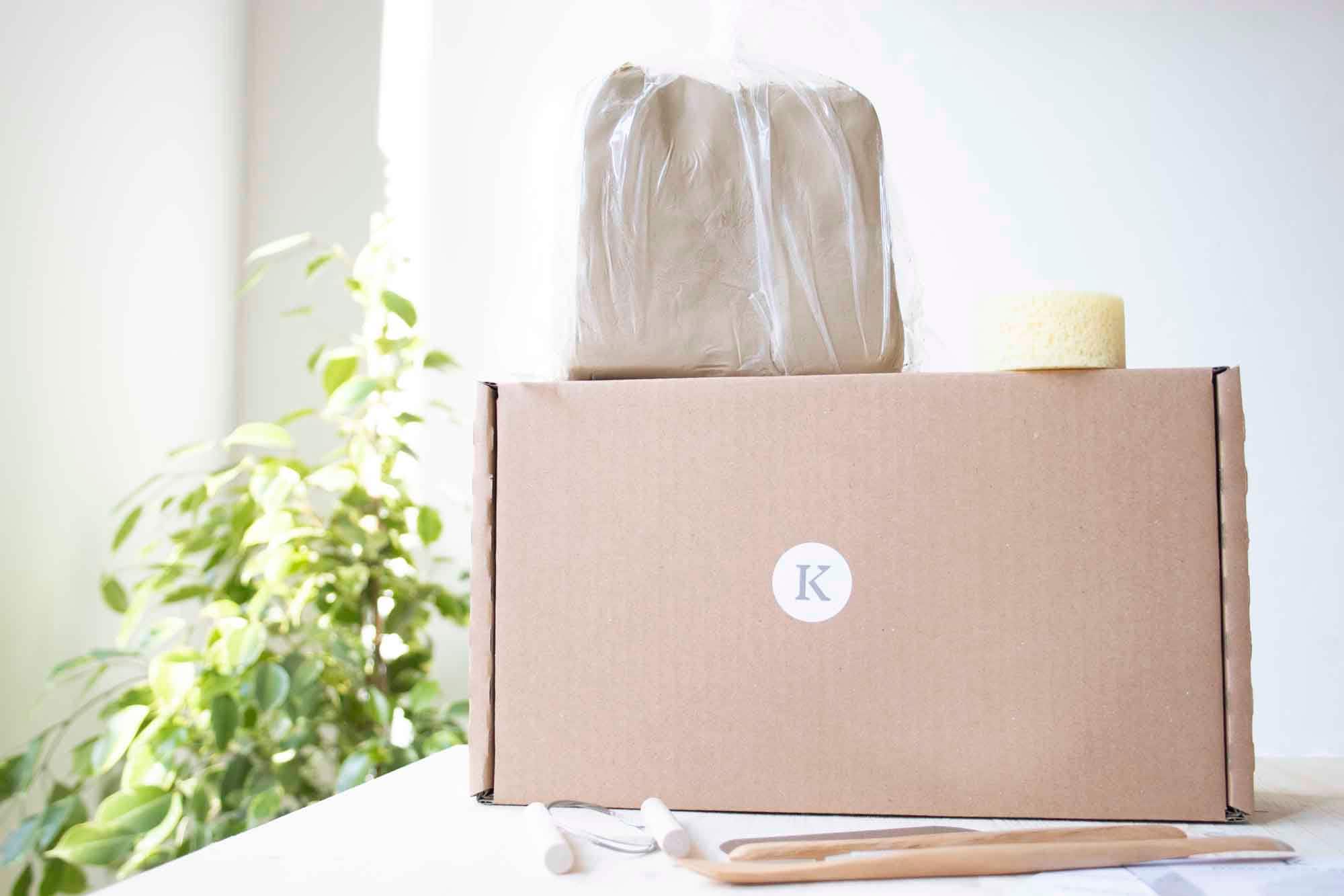 Töpferset für zu Hause, Ton Kit, Ton Set, zu Hause töpfern, Keramik Kit ...
