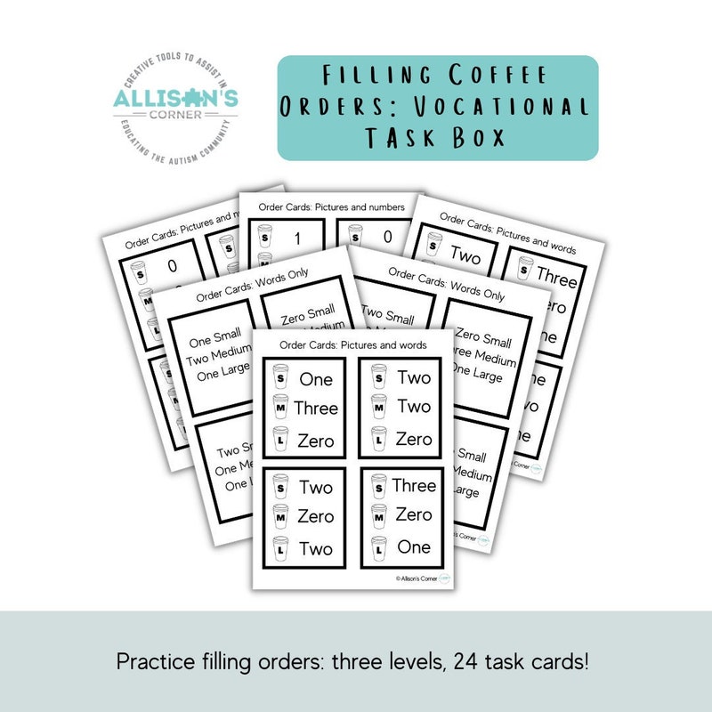 Vocational Task Boxes - Etsy