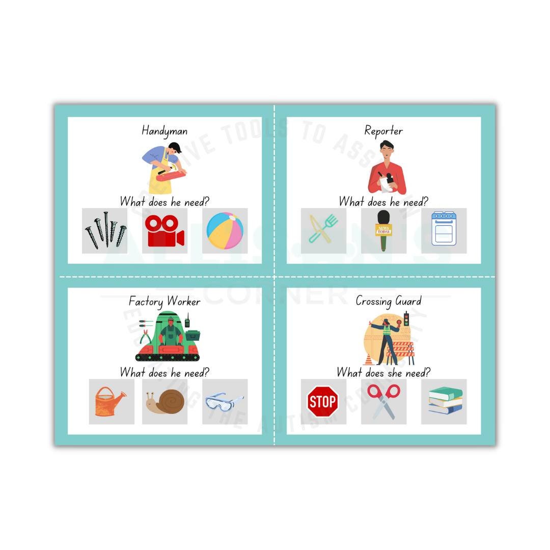 Task Cards - Job Materials: Digital Download - Etsy