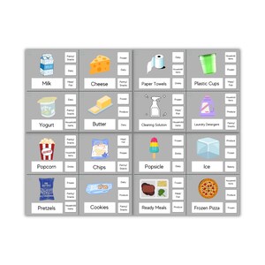 Task Cards: Grocery Categories - Digital Download - Etsy