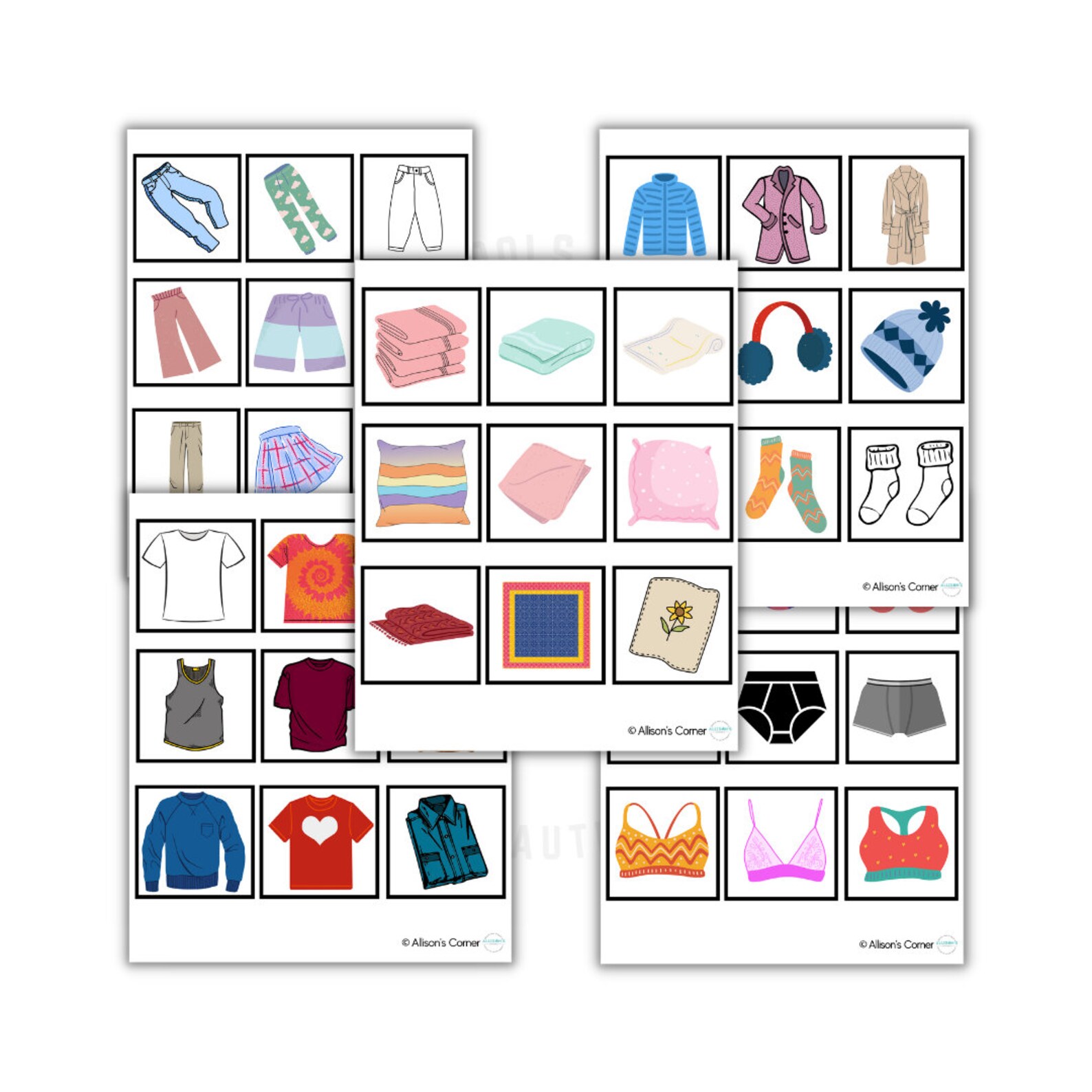 Sorting Laundry: Life Skills Task Box - Digital Download - Etsy