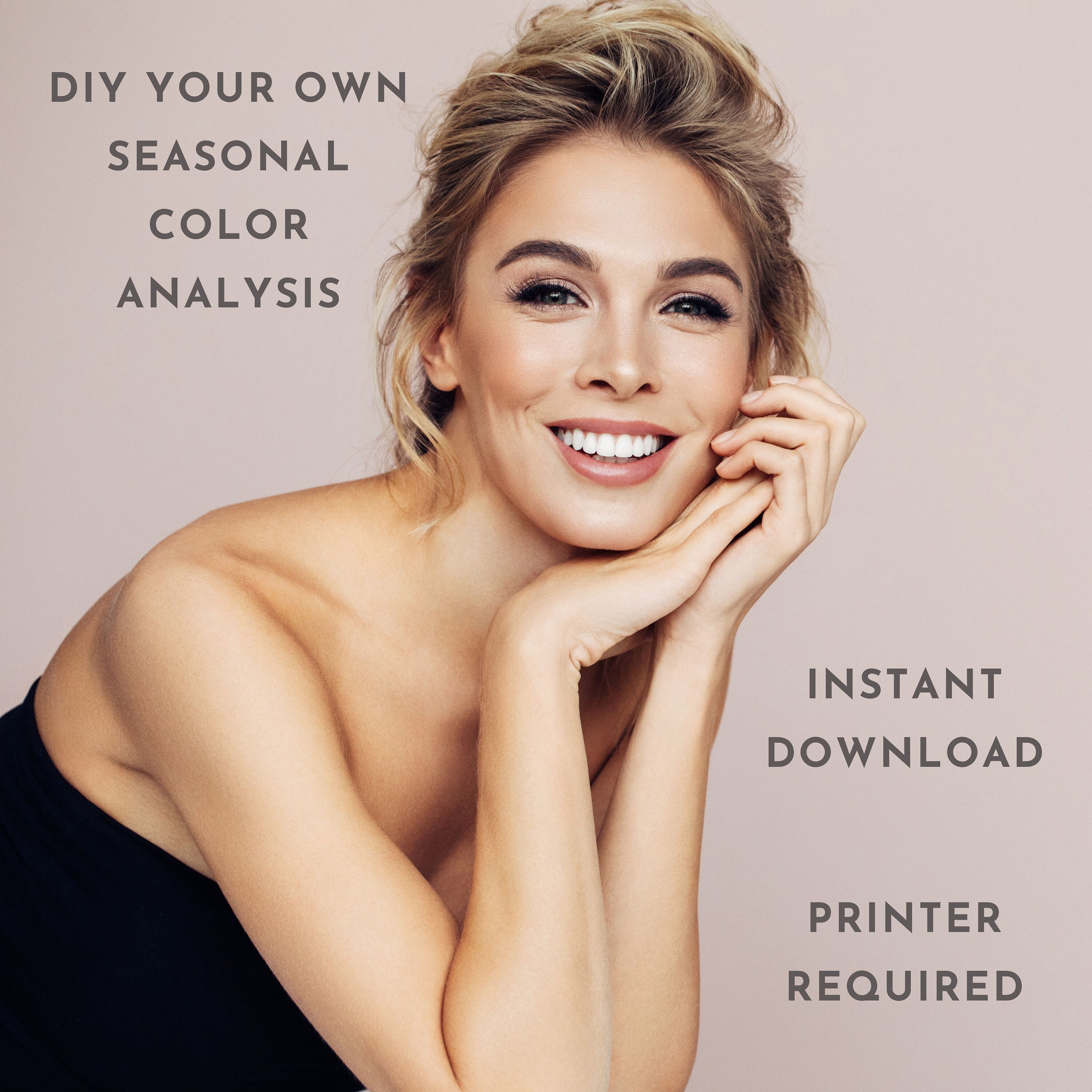 Personal Color Analysis Seasonal Color Face Frames Color Palette 12 ...