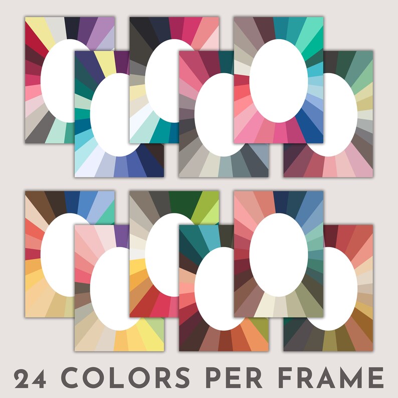 Personal Color Analysis Seasonal Color Face Frames Color Palette 12 ...