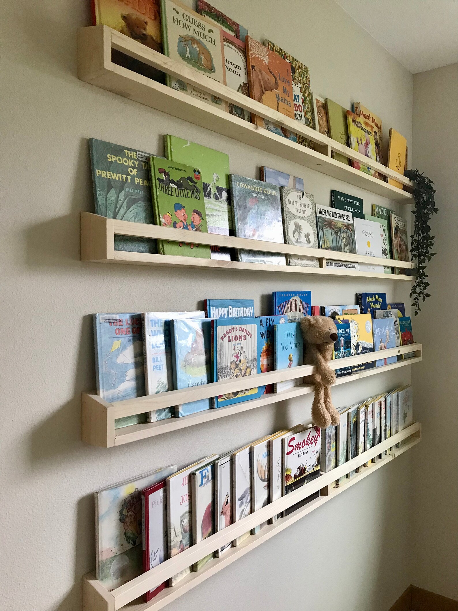 5FT Customizable Book Ledge - Etsy