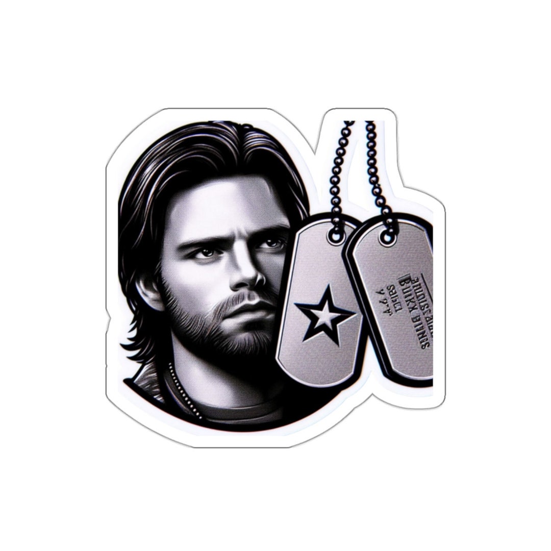 Bucky Barnes, Sergeant Barnes, Dog Tags Sticker - Etsy