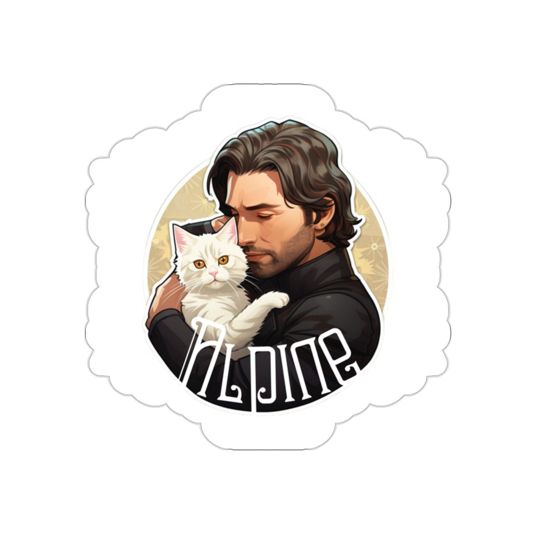 Cute Bucky With Alpine Sticker, Bucky Barnes Sticker, Artist Designed ...
